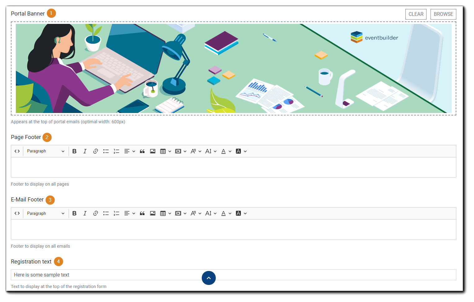 Configuring Your EventBuilder Portal